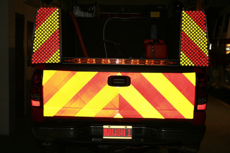 NFPA 1901 - Reflective Chevron Striping for Fire Trucks and Apparatus ...