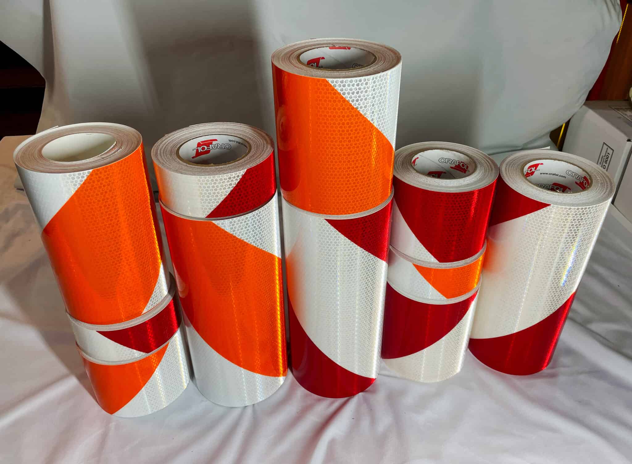 Striped Barricade Tape (EG-ULG-HIM-5934) - Colors - Reflective ...