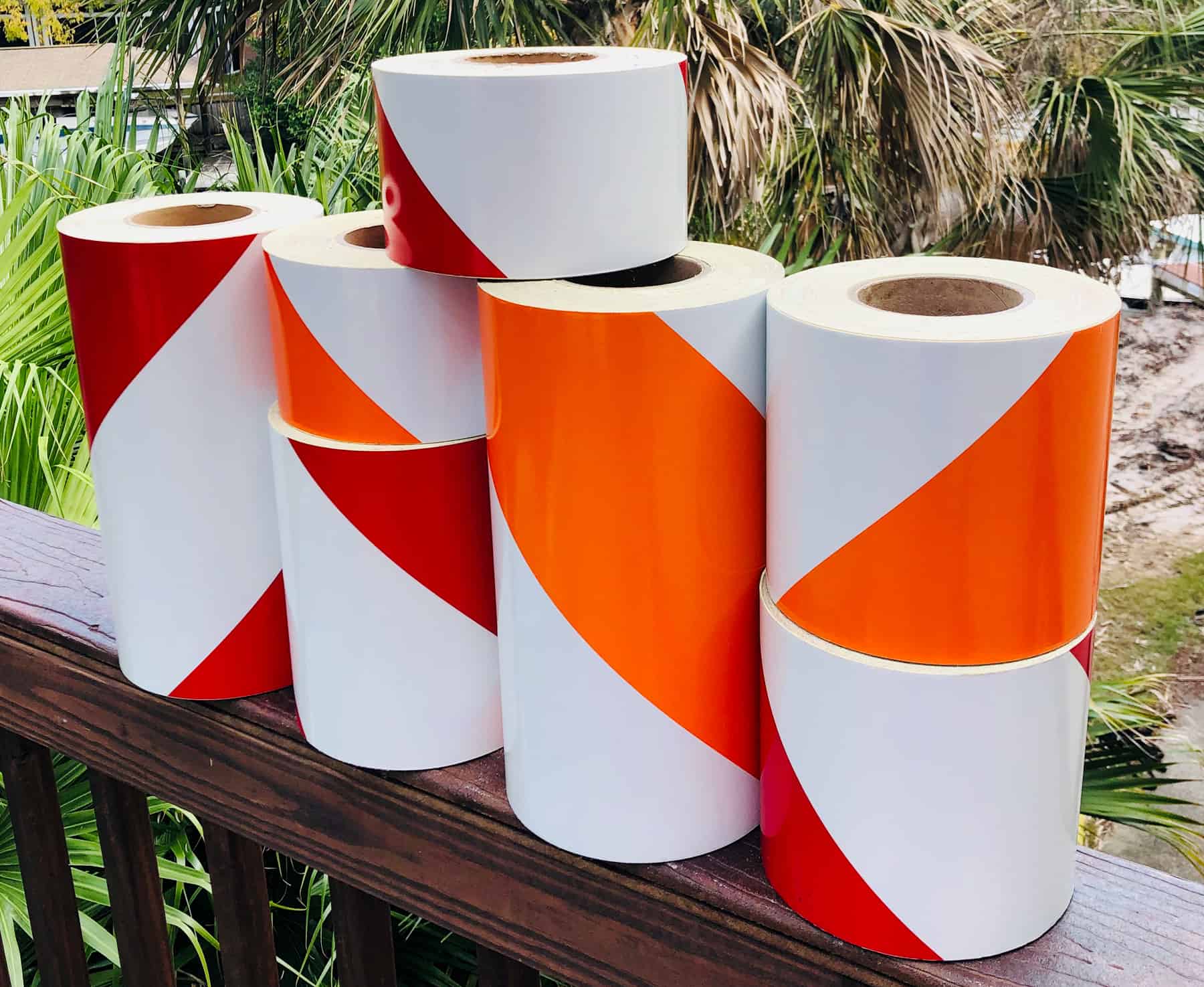 Striped Barricade Tape (EG-ULG-HIM-5934) - Colors - Reflective ...