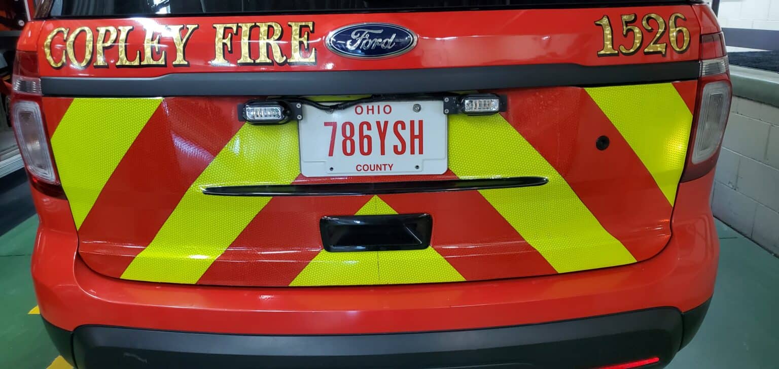 NFPA Chevron Panels & Striping for Fire Trucks & Apparatus - Reflective ...